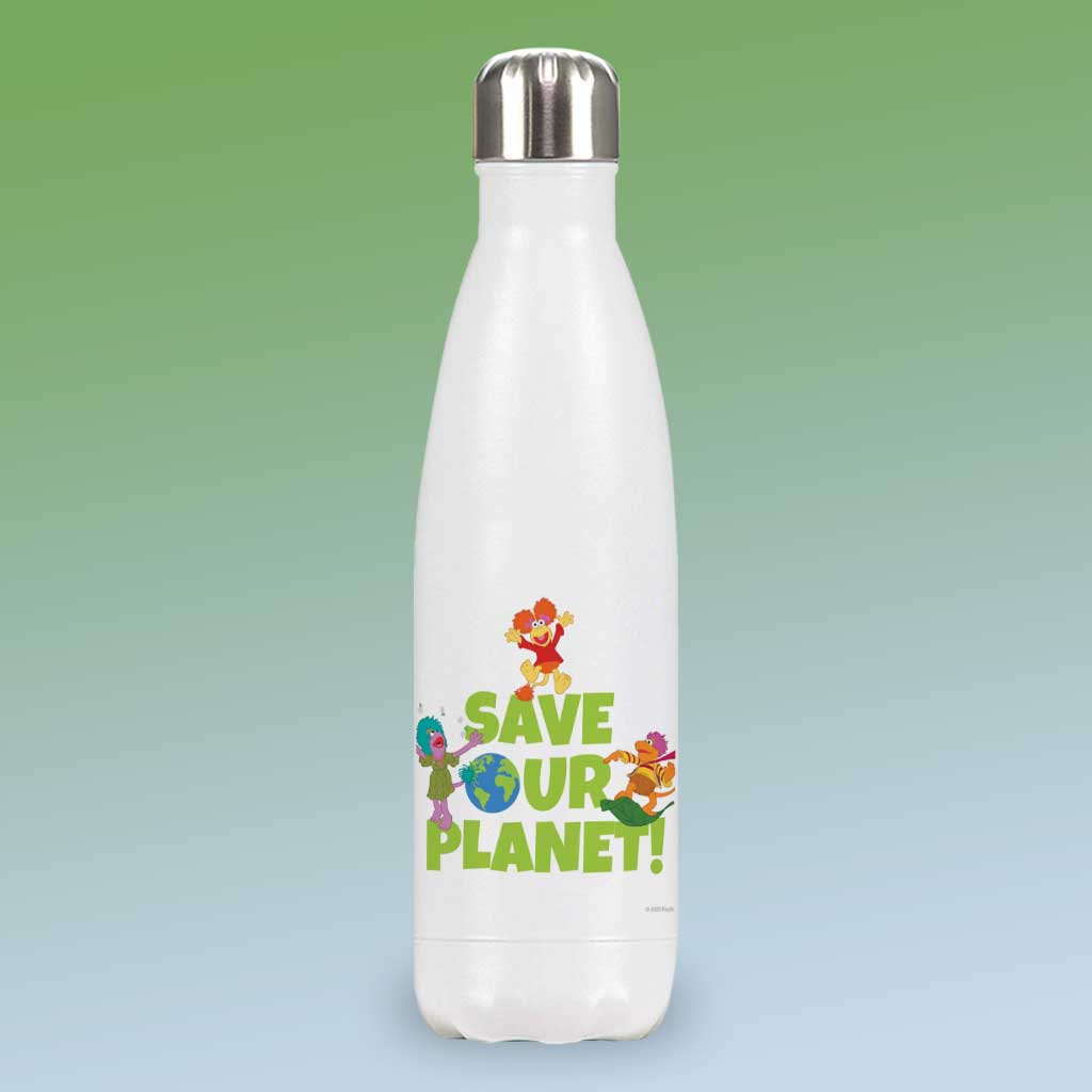 Save Our Planet - Fraggle Rock Premium Water Bottle – shop.Henson.com