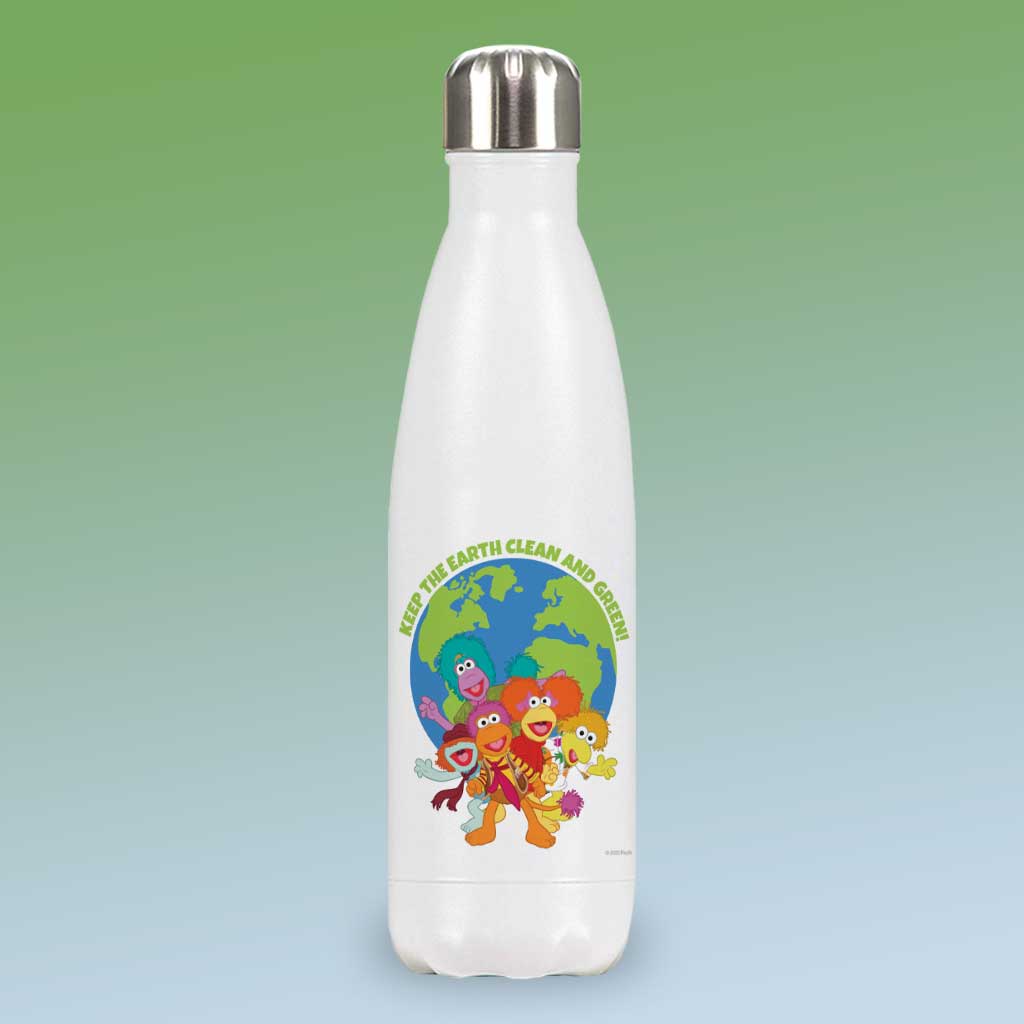 Clean and Green - Fraggle Rock Premium Water Bottle – shop.Henson.com