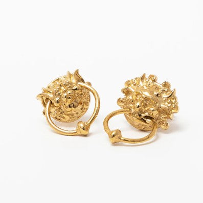 Labyrinth Door Knocker Gold Earrings – shop.Henson.com